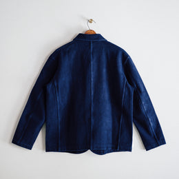 Limited Edition Col. / Sashiko Indigo Heavy weight Work Jacket – MOLTEMANI